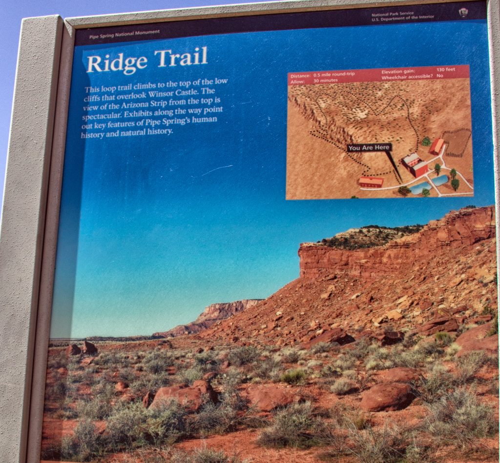 Pipe Spring National Monument: Ridge Trail - National Parks With T